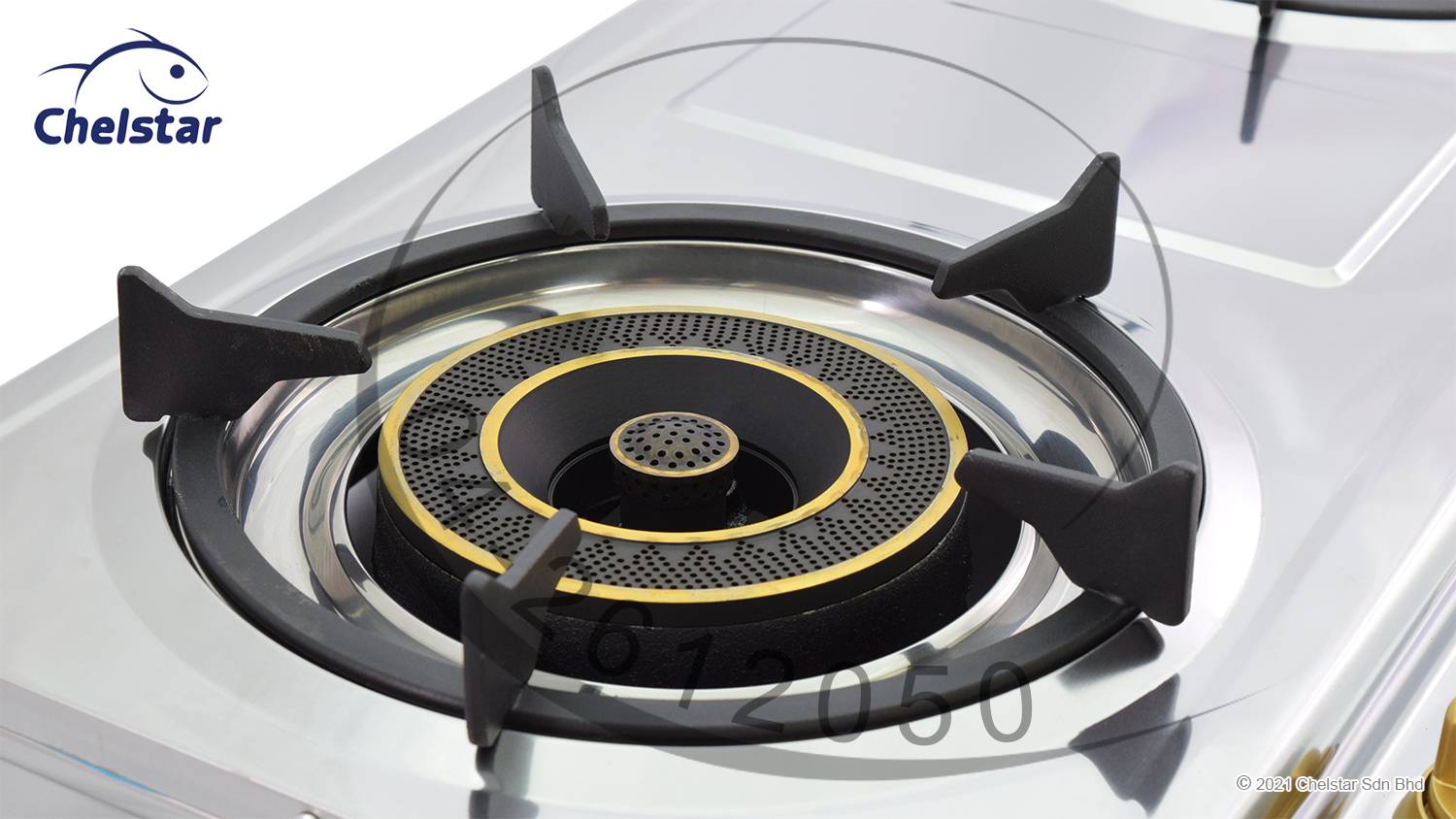 Chelstar Stainless Steel Double Burner Table Top Stove / Gas Cooker (X ...