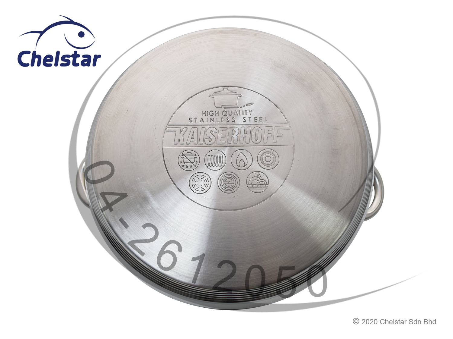 Kaiserhoff 3 set Periuk Tahan Karat KH9913/Stainless Steel 3 Sets Pot ...