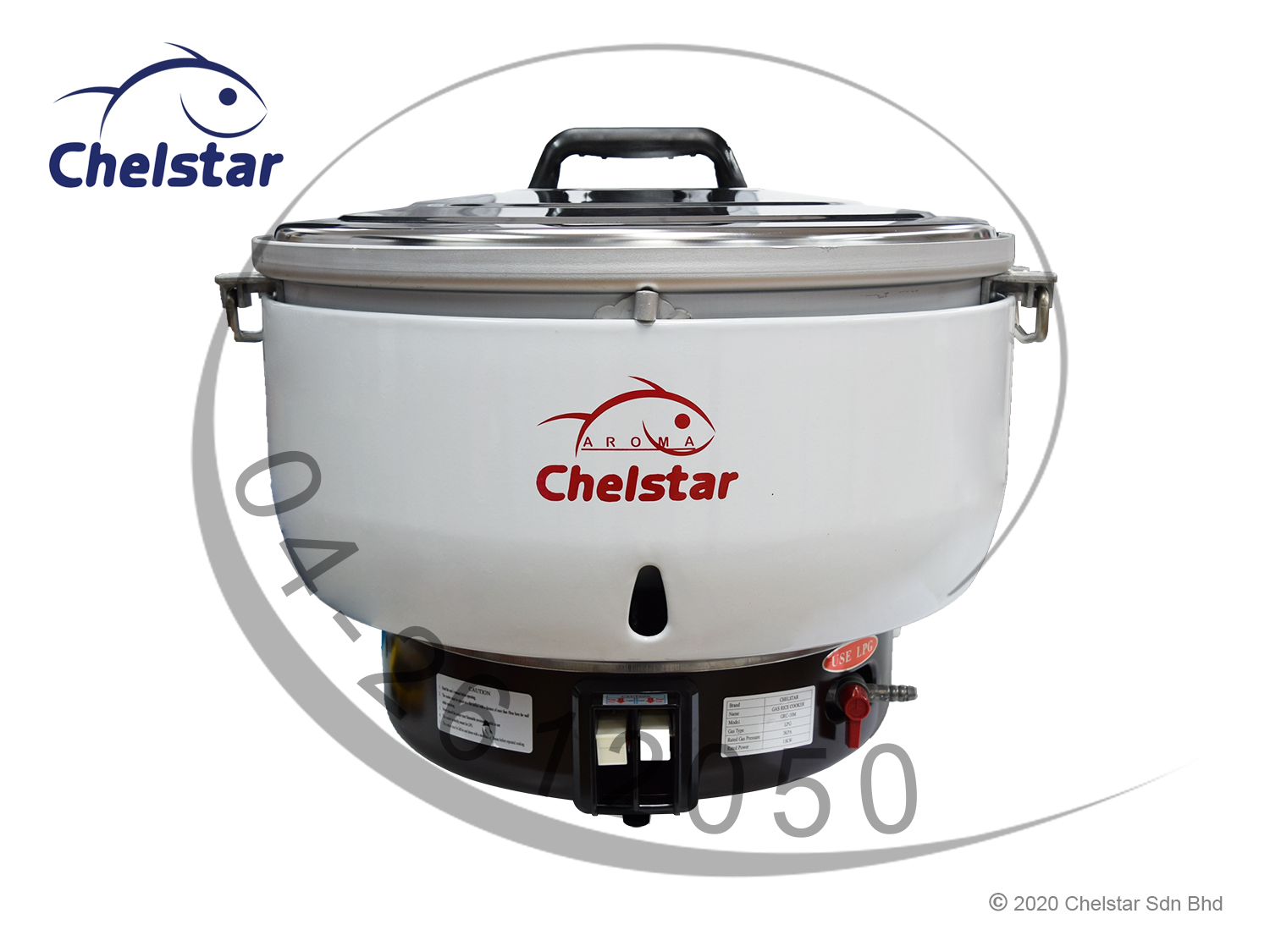 Chelstar Periuk Nasi Gas 15Lit.GRC-15M/Chelstar 15Lit.Comm.Gas Rice ...